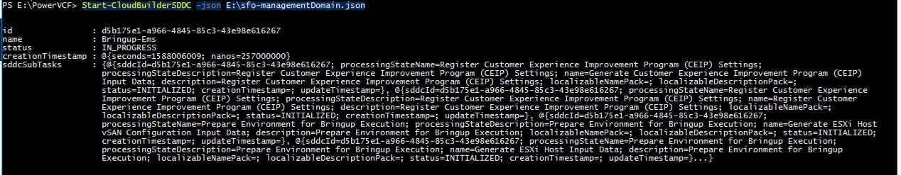 PowerVCF v2.0 – Using VMware Cloud Builder with Public APIs – MY CLOUDY WORLD