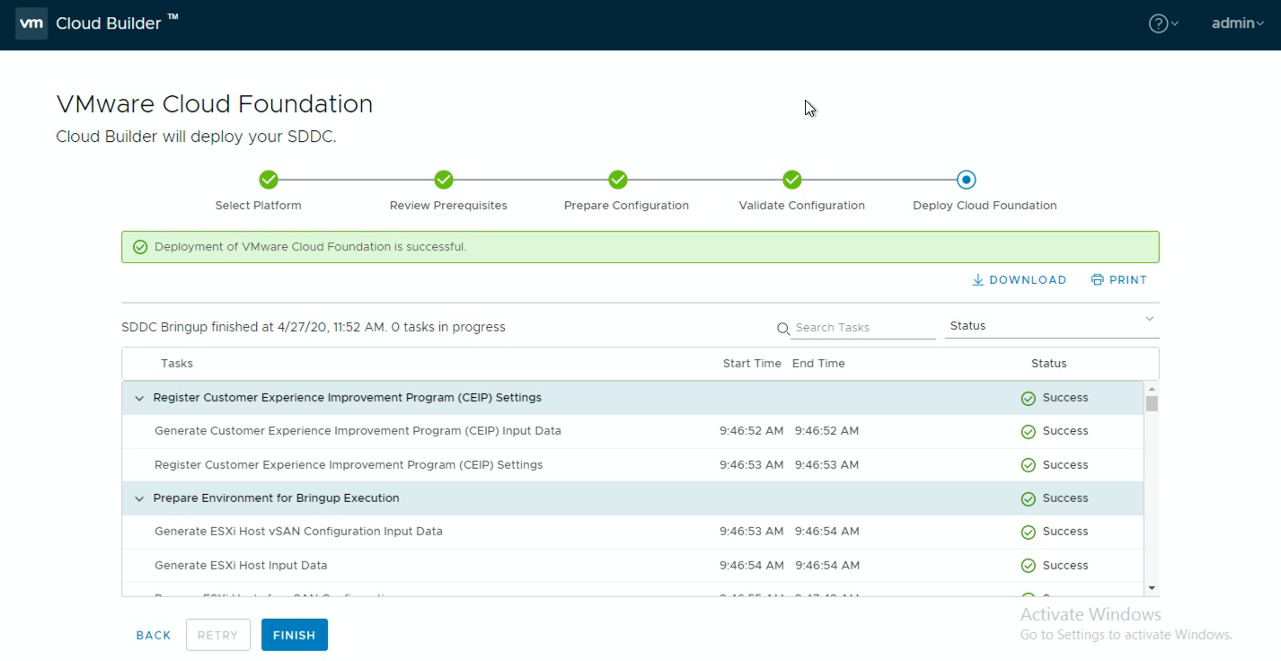 PowerVCF v2.0 – Using VMware Cloud Builder with Public APIs – MY CLOUDY ...